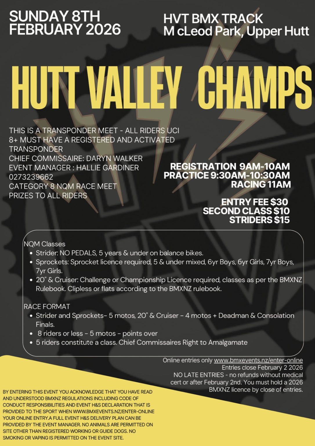 2026 Hutt Valley Champs – HVT | BMX Events